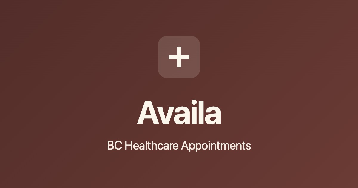 Availa - BC Healthcare Appointments